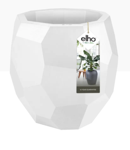 Elho Pure Edge 40 Contemporary Design Display Pot WHITE - GARDEN & PET ...
